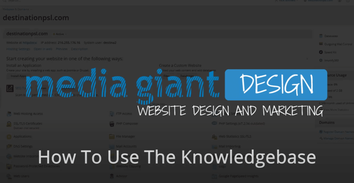 How To Use The Knowledgebase - Media Giant Design